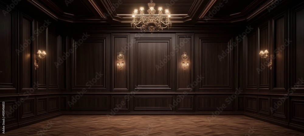 Detailed premium luxury wood paneling wall background. High quality ...