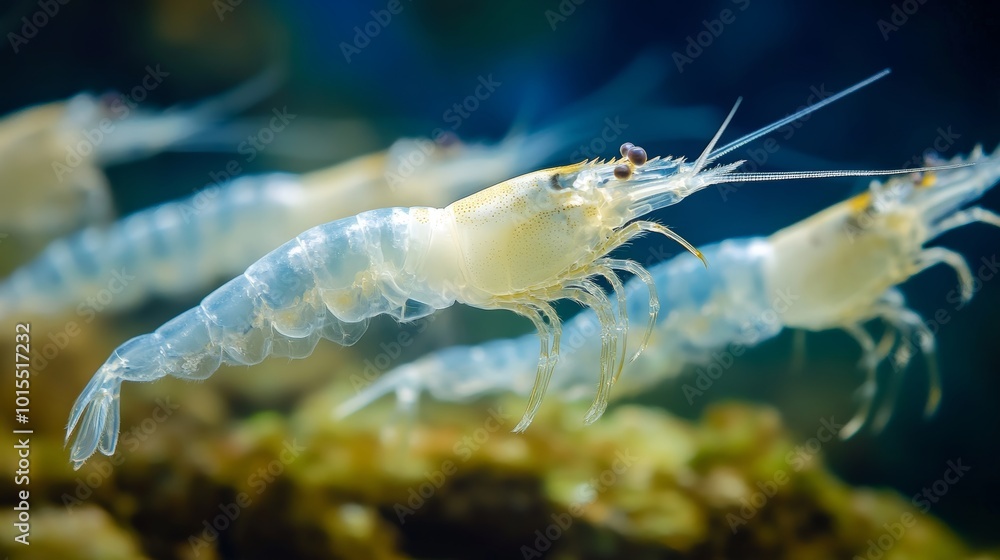 Vibrant Pacific White Shrimp in Ecuadorian Aquaculture Showcasing ...