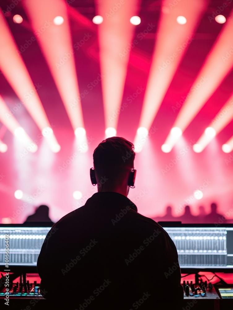 This behind-the-scenes look at concert lighting showcases the intricate ...