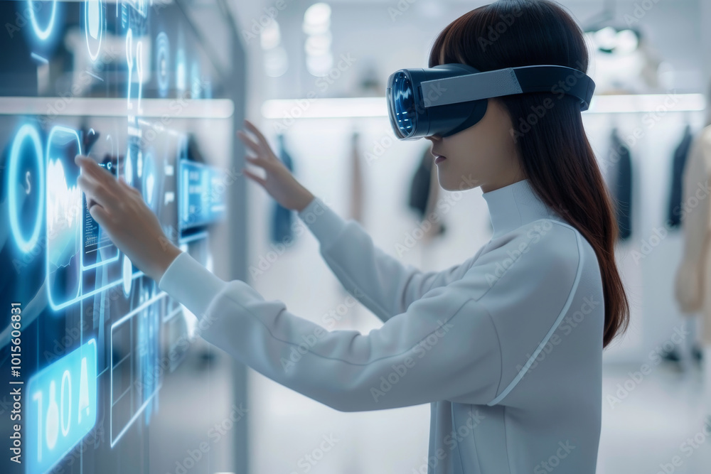 Futuristic augmented reality clothing enabling seamless smart home ...