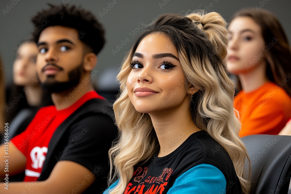 Realistic classroom debate on ethical egoism, with students discussing ...