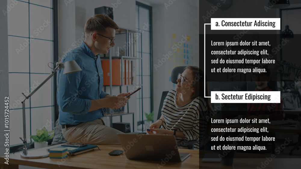 Minimal Corporate Text Slides Stock Template | Adobe Stock