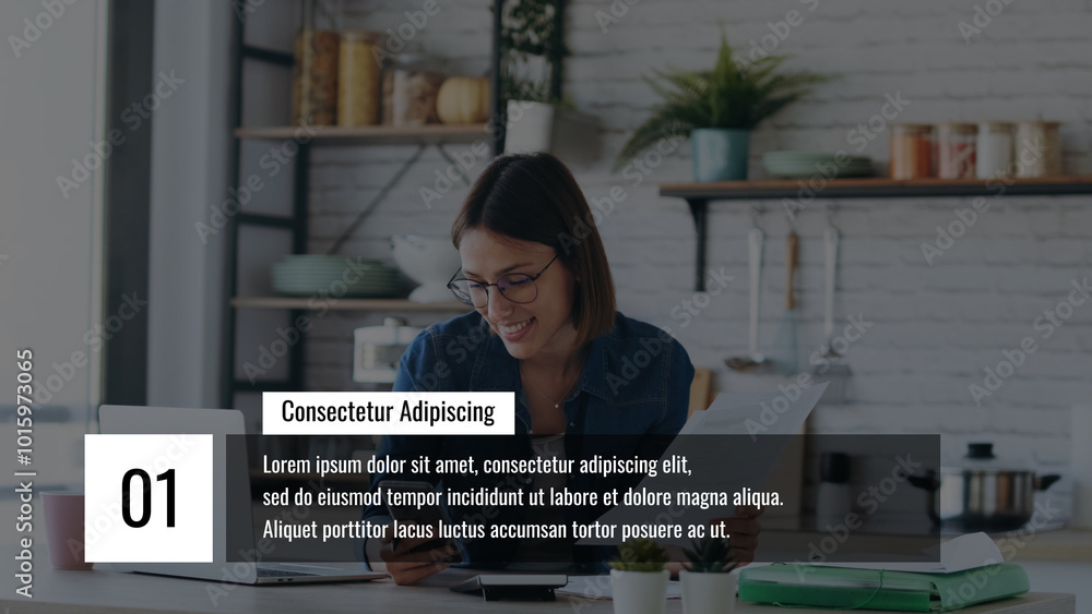 Stylish Corporate Text Slides Stock Template | Adobe Stock
