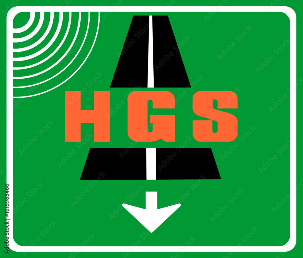 HGS sign, Highway Signs, Highway Standard Traffic Signs Turkey (Turkish ...