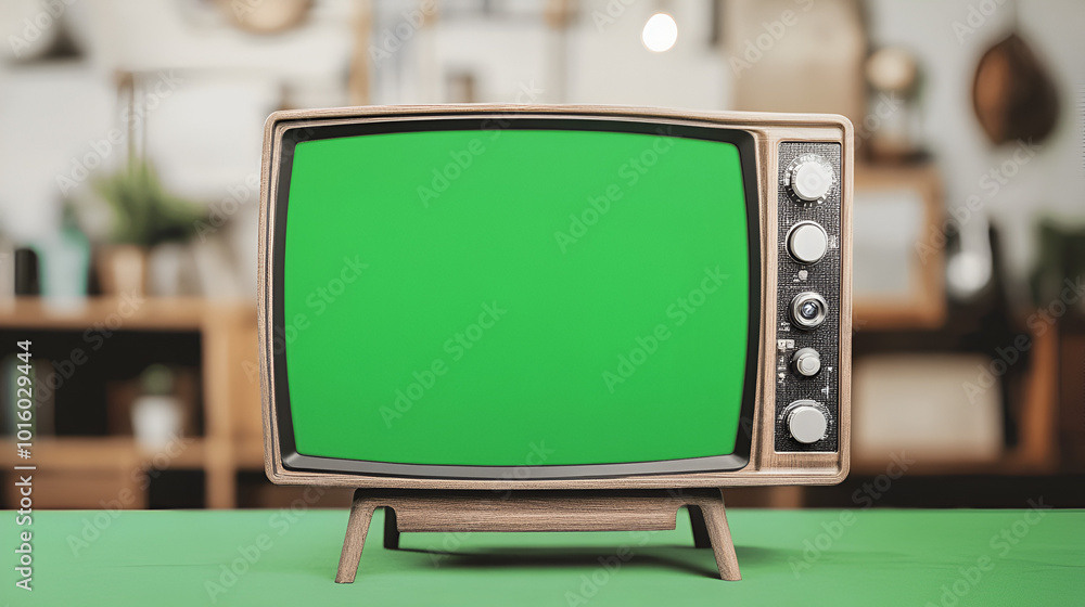 A virtual TV studio set with a green screen background is a versatile ...