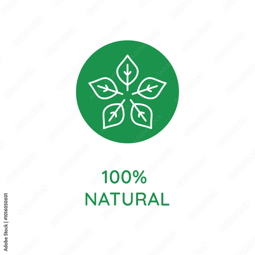 Vector line design element, badge and icon for food and cosmetics ...