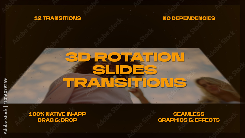 3D Rotation Slides Transitions Stock Template | Adobe Stock