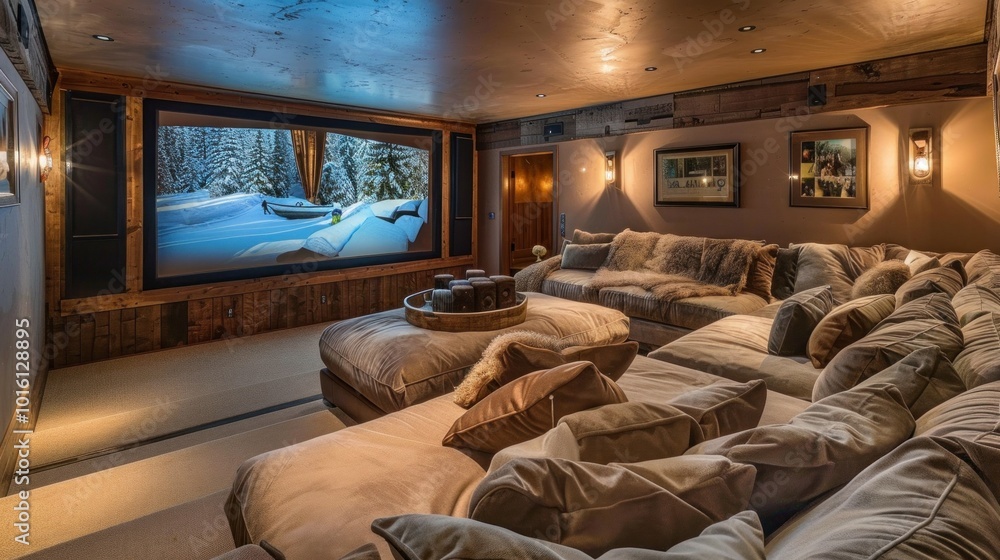 Movie Theater Style Living Room