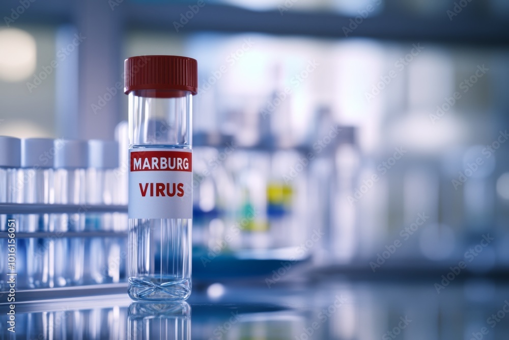 Specific Laboratory Sample of the Marburg Virus used in a Research ...