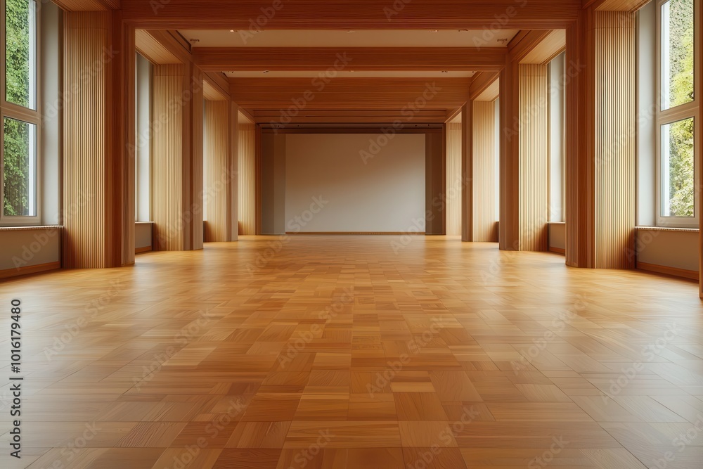 Music practice room with mirrored walls for self-correction of posture ...