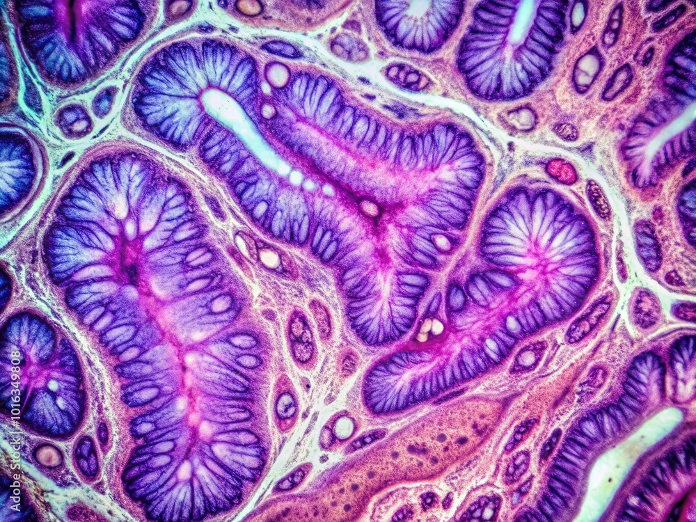 Photomicrograph of Colon Biopsy Showing Ulcerative Colitis Inflammation ...