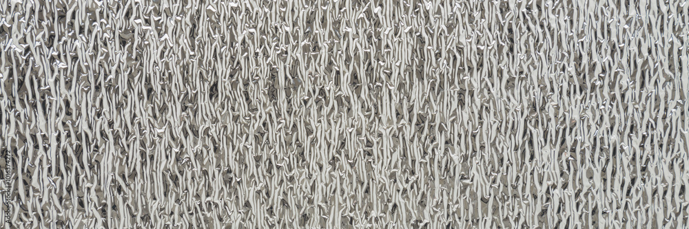 Silver polythene bubble insulation underlay film surface background for ...