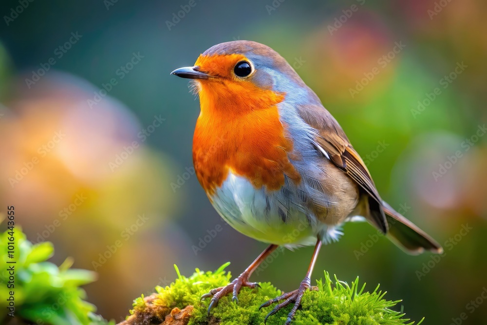 Vibrant red robin birds showcased in breathtaking close-up photography ...