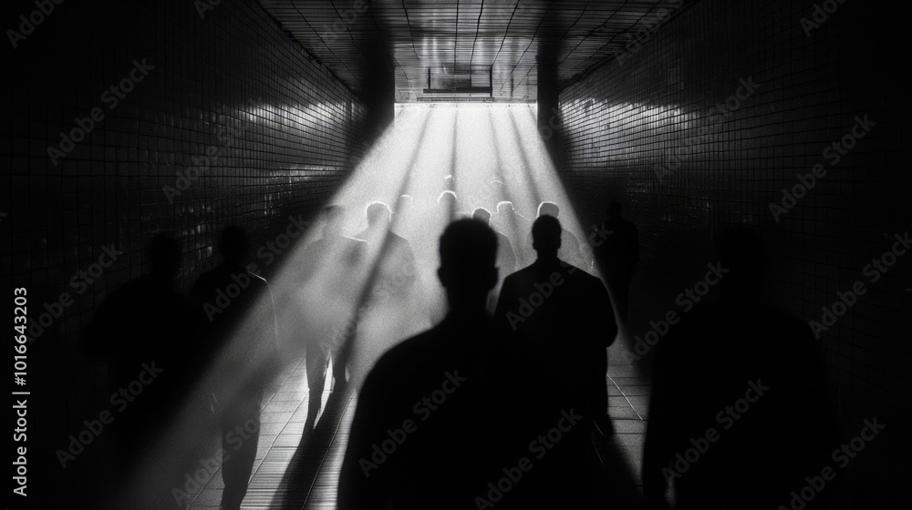 Urban Hustle - Candid Street Photography of Commuters Rushing through ...