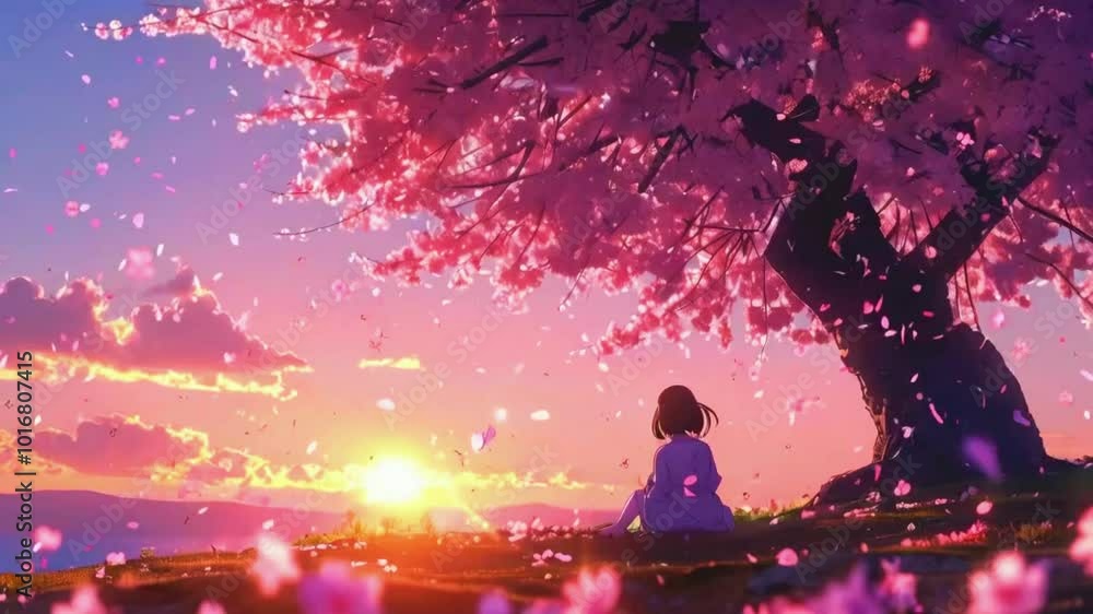 Animated virtual backgrounds cozy lakeside old tree offers a peaceful ...