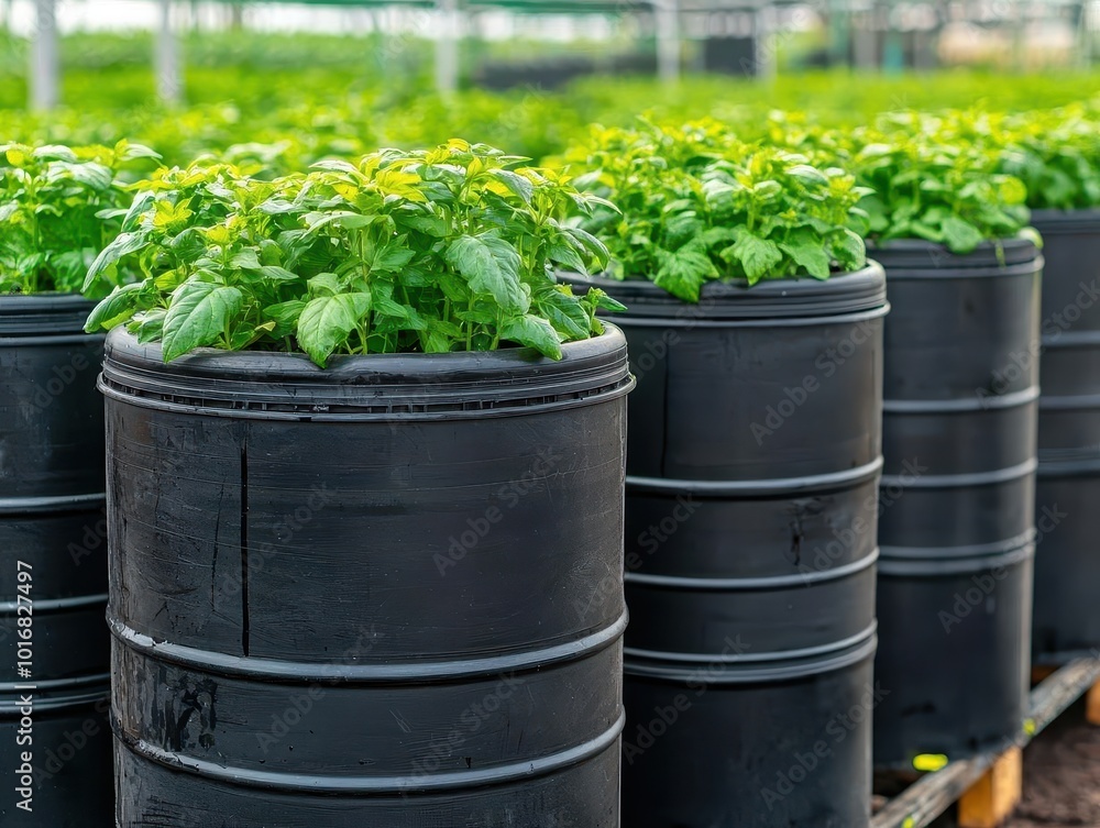 Hydroponic greenhouse using biochar in the water filtration system to ...