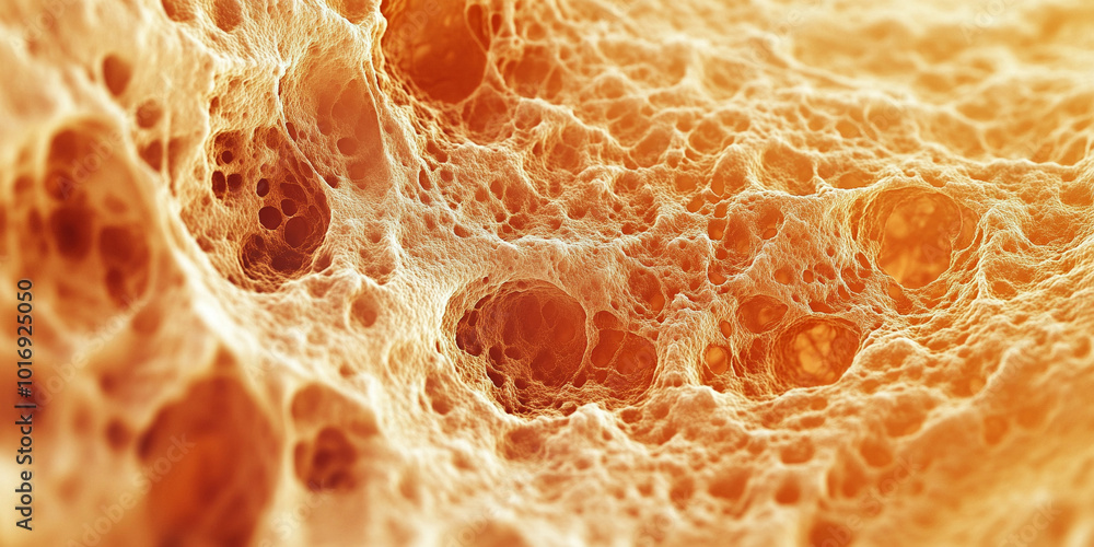 microscopic view of collagen, pattern Stock Illustration | Adobe Stock