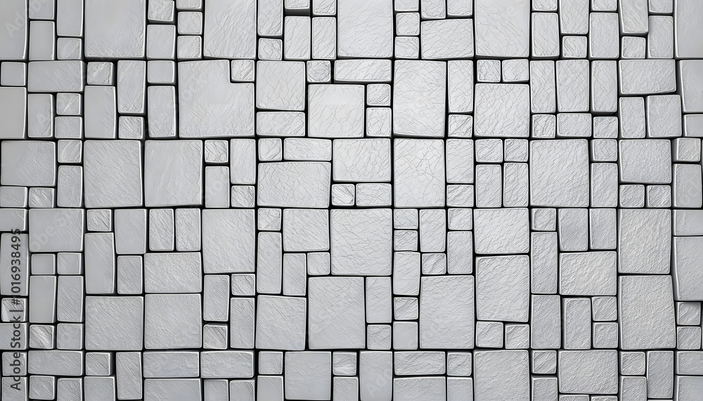 Irregular tiling with different size and shapes, seamless texture map ...