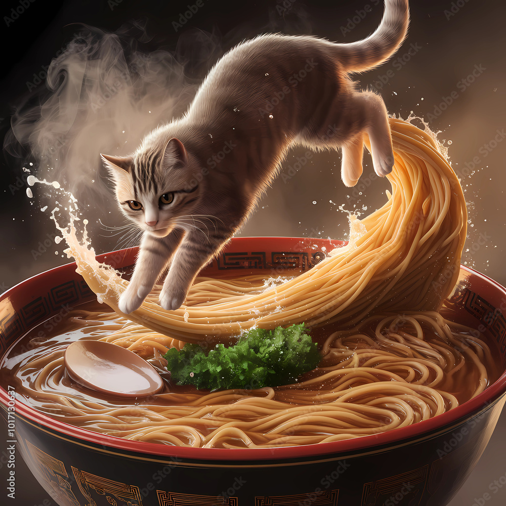 Cat Ramen Kitty Cats Noodles Japan Japanese Kitten cat, cats, cat lover ...