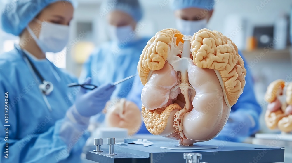 Anatomy of human bladder detailed view of walls and lining urologist ...