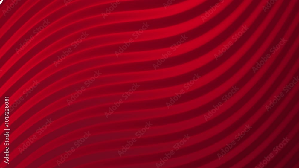 Curved lines on red background make an abstract design suitable for ...