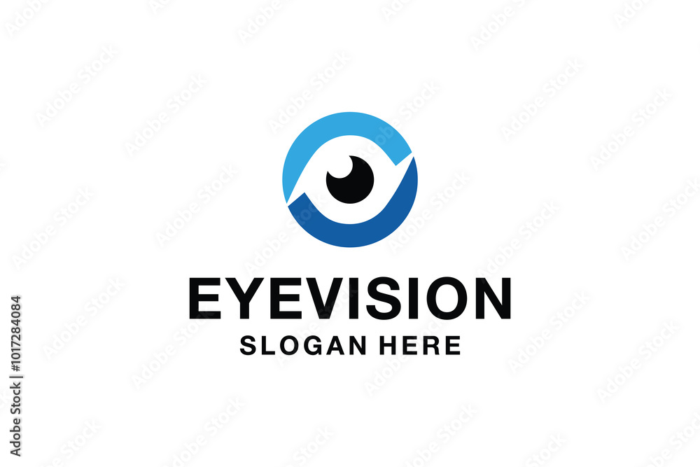 Vetor de Eye Vision Logo Design Template. Eye Care Clinic Logo ...