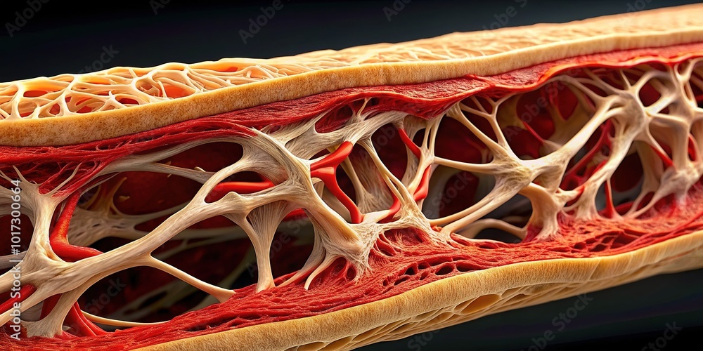 Macroscopic view of periosteum, a thin fibrous tissue layer wrapping ...