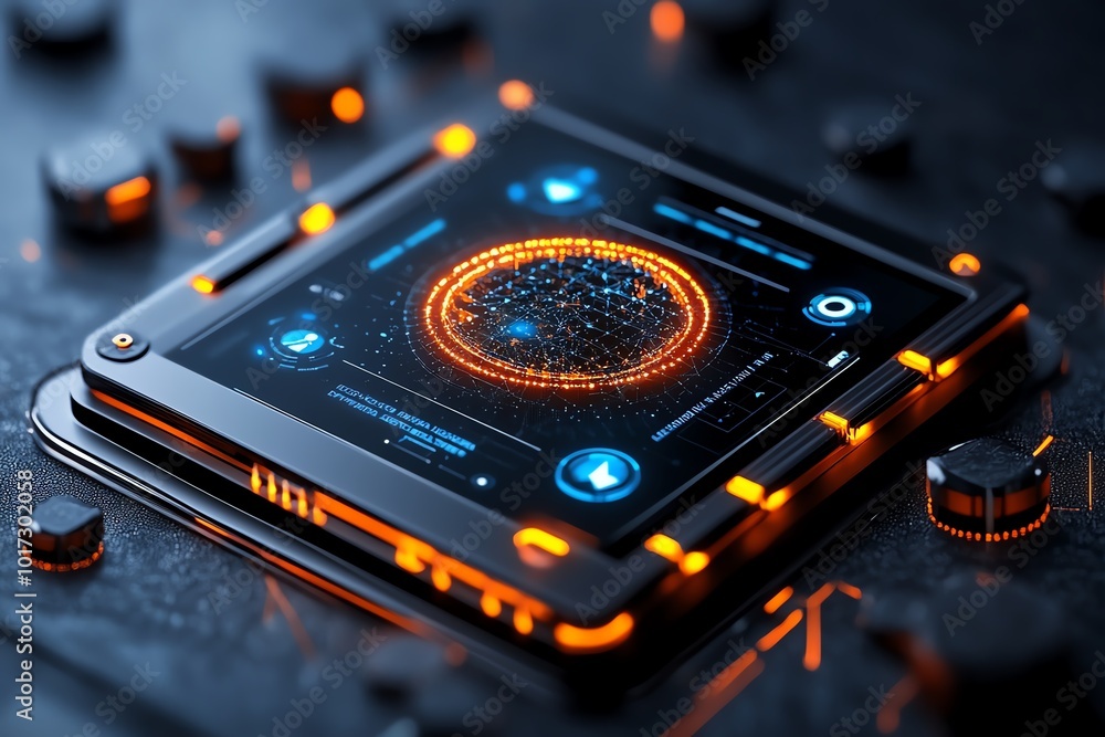 Futuristic LTV dashboard with predictive analytics tools powered by ...