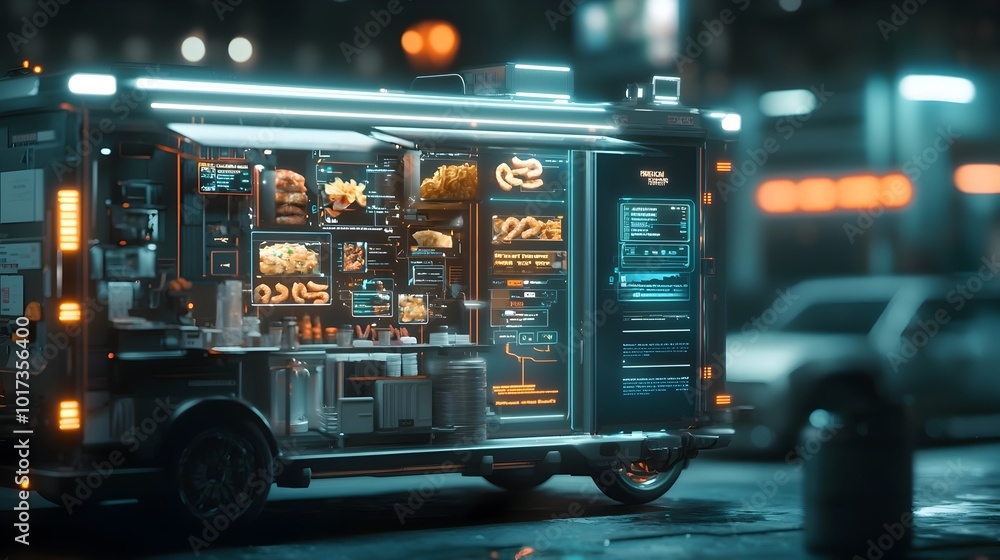 Innovative AI powered snack dispenser and holographic food menu ...