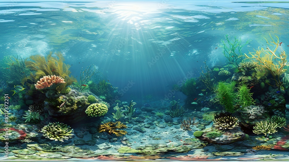 Interactive Underwater Experience: 8K 360-Degree Equirectangular ...