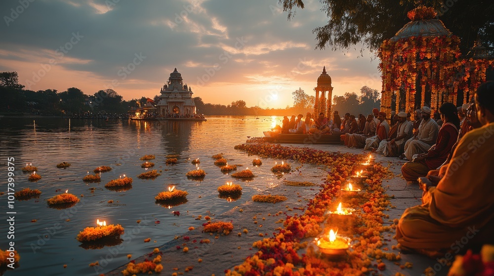 Sacred illumination: Sharad Purnima festival, celebrating full moon ...