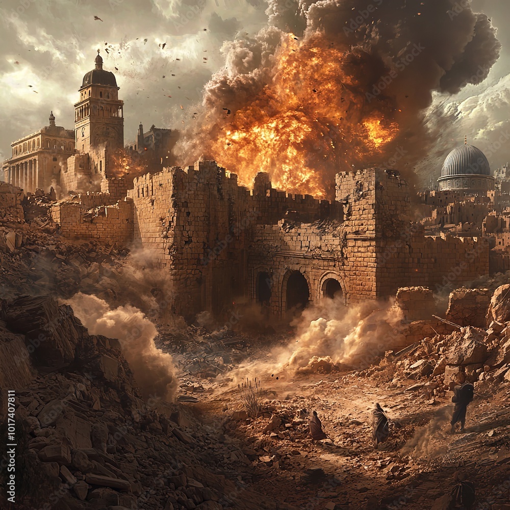 Commemoration of ancient Jewish temple destruction on Tisha B'Av, a ...