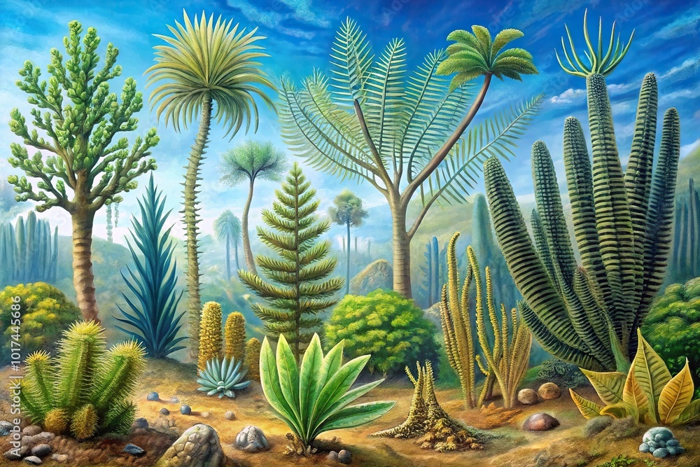 Ancient Cordaites plants from Carboniferous to Permian period ...