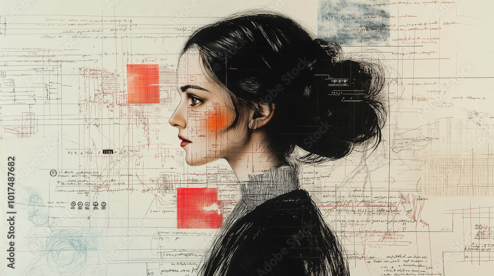 Mathematical Genius, a collage of Ada Lovelace s handwritten notes and ...