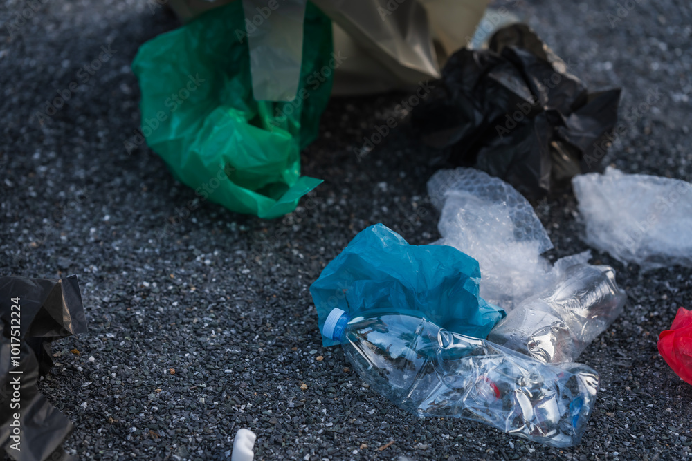 Women are helping to collect and separate garbage, focusing on plastic ...