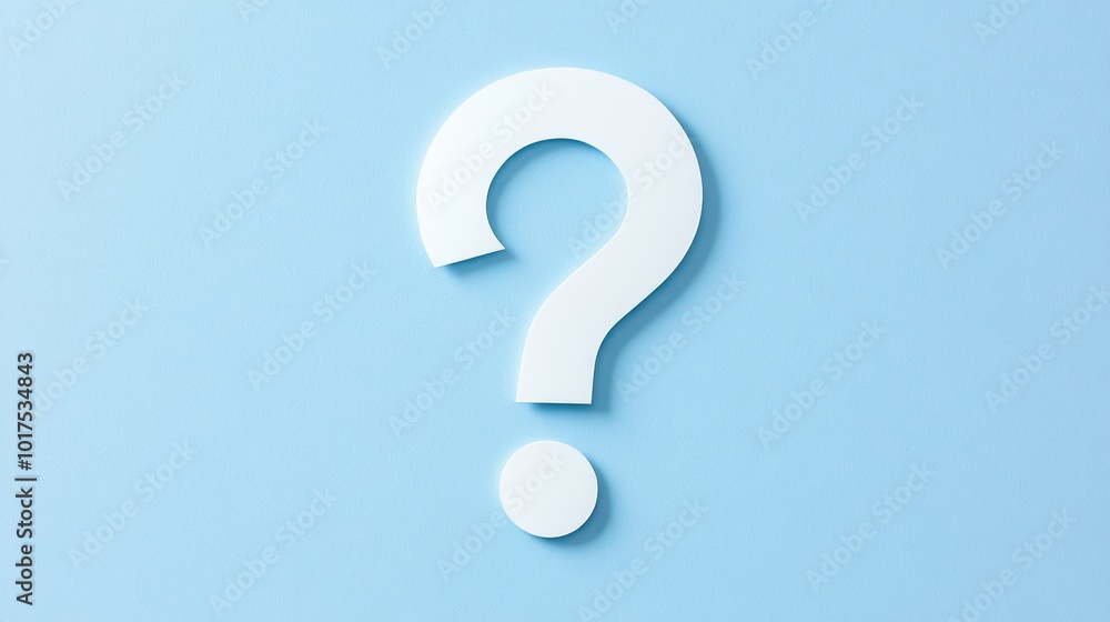 Question Mark Symbol For Faq Information Problem And Solution Concepts Quiz Test Survey