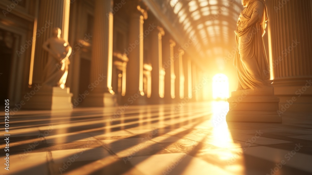 Renaissance-era artists encircling a detailed sculpture, sketchbooks ...