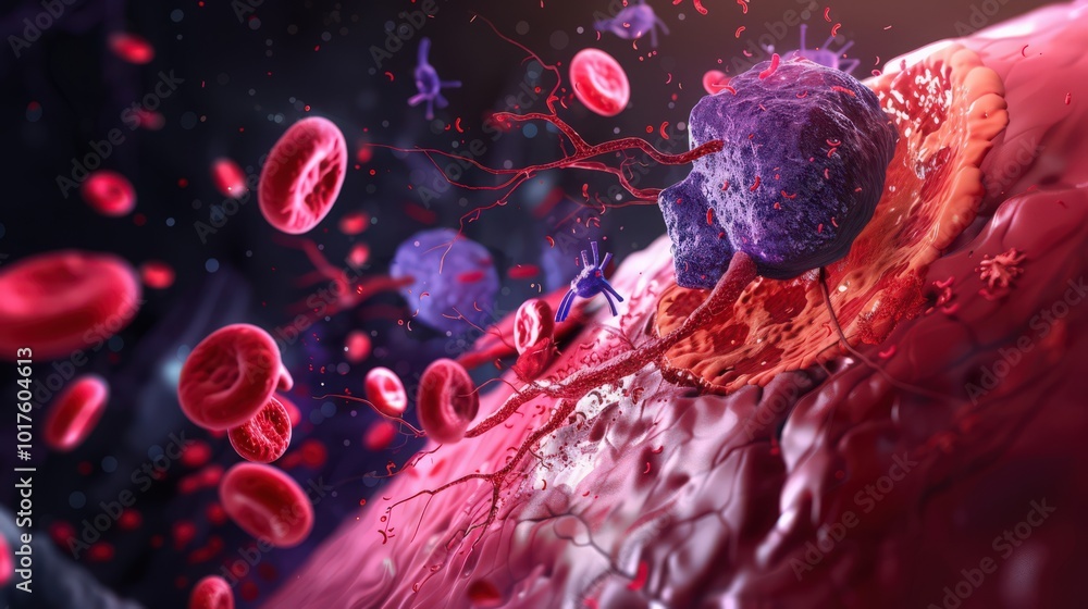 Diagram of Type 1 diabetes, illustrating autoimmune destruction of ...