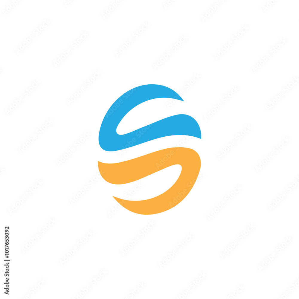initial s letter logo design vector template, s logo vector for ...