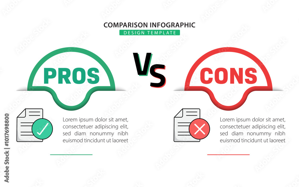 Comparison Infographic Design Template, Comparison between companies ...