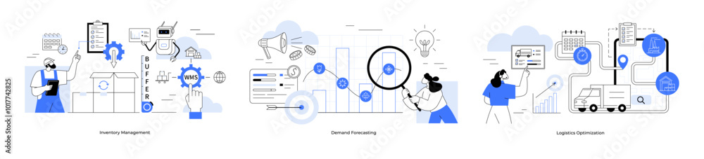 Logistics optimization, inventory management, demand forecasting. Data ... Logistics optimization, inventory management, demand forecasting. Data ...