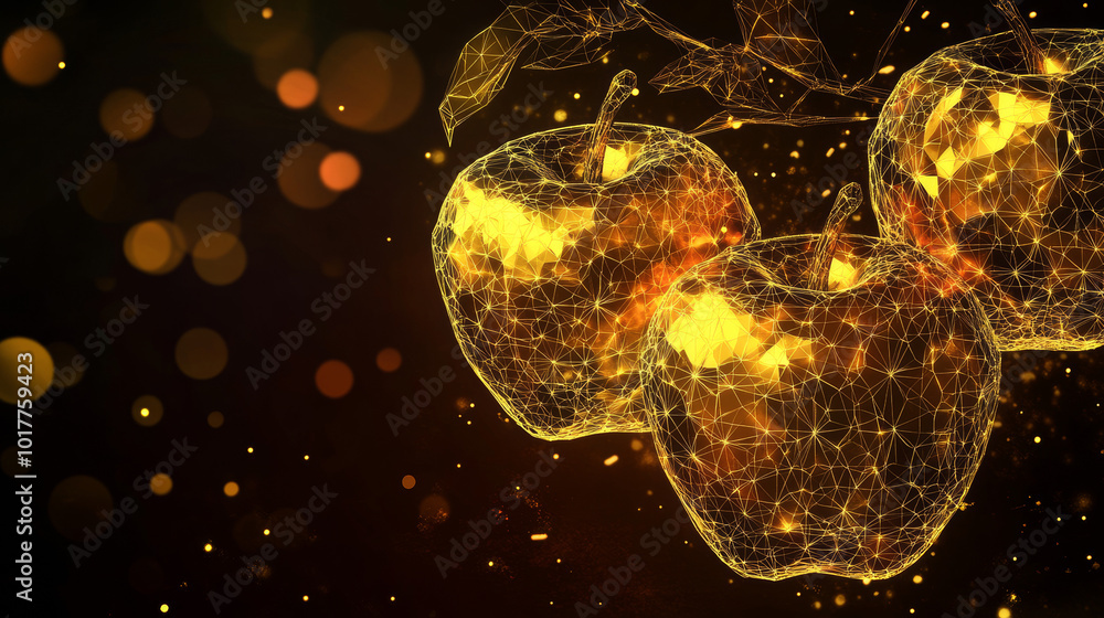 Wishing you a sweet and happy Rosh Hashanah! This card features glowing ...