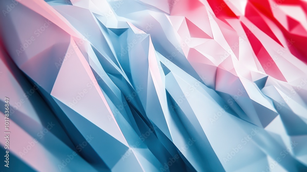 Foto de AI-generated low-poly background - Using AI to create abstract ...