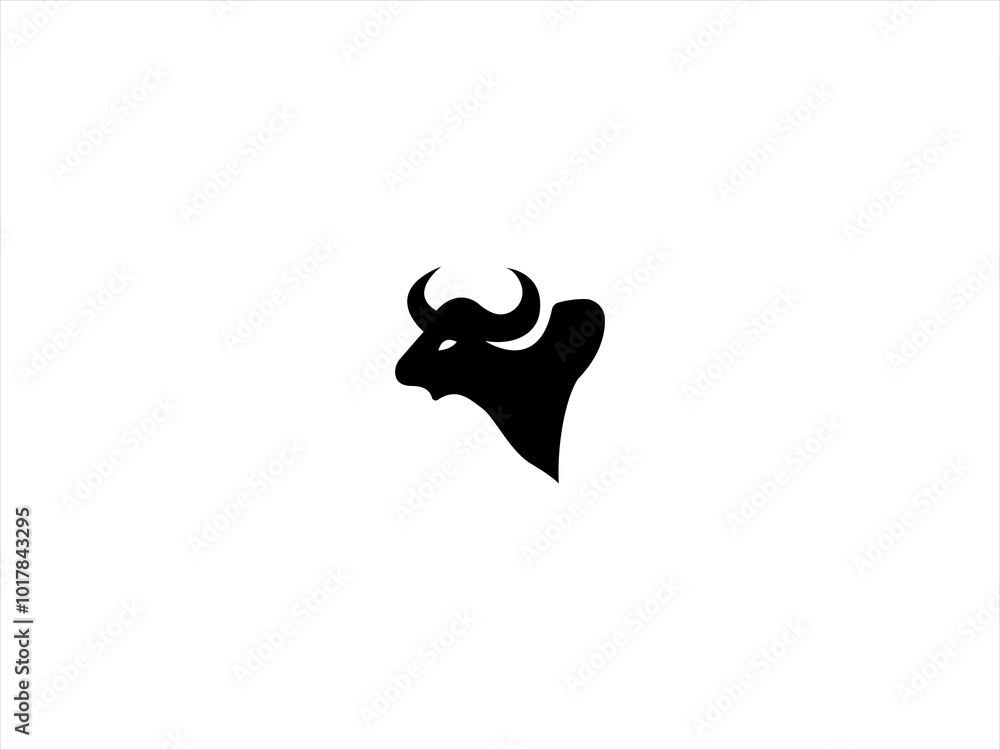 Buffalo logo vector,Majestic Buffalo Powerful yet grounded, the buffalo ...