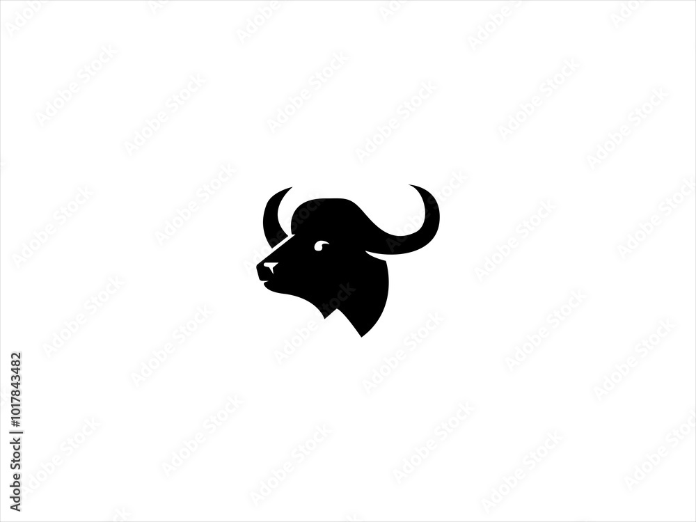 Buffalo logo vector,Majestic Buffalo Powerful yet grounded, the buffalo ...