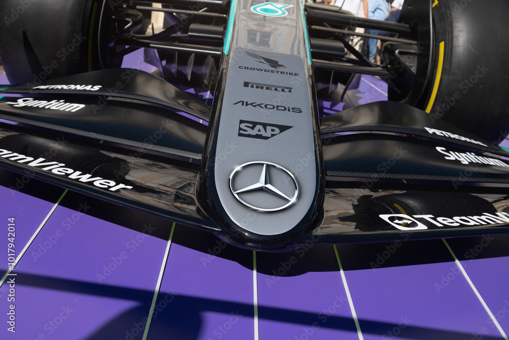 particular car of the formula one team Mercedes, AMG PETRONAS, F1, one ...