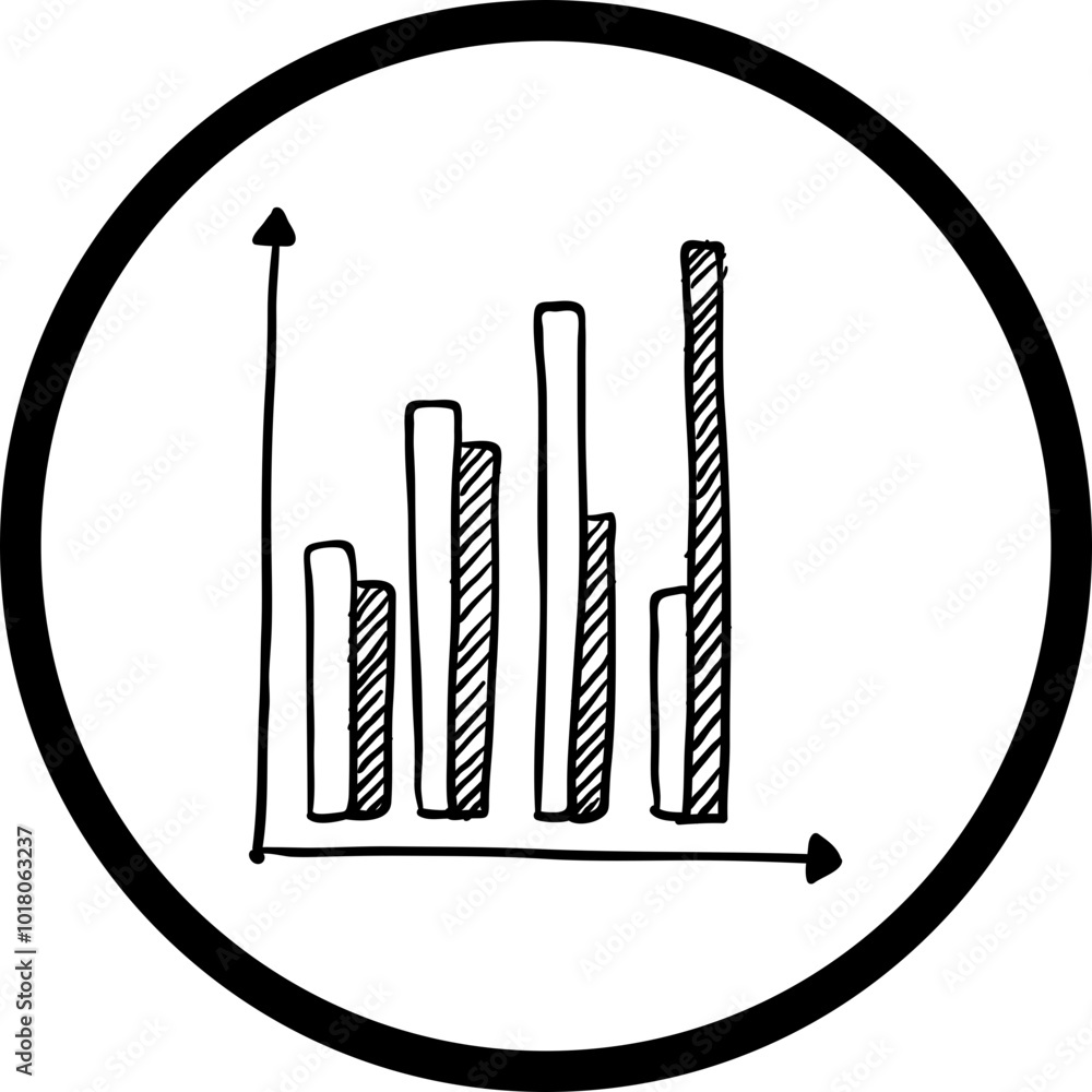 Business infographics icons with different diagram vector illustration ...