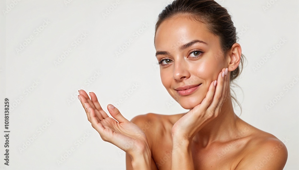 beauty skincare routine, Facial Therapy, beauty portrait, hydrated skin ...