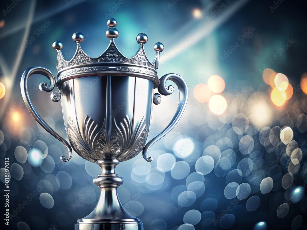 Silver Crown Cup Trophy with Elegant Design - Perfect for Awards and ...