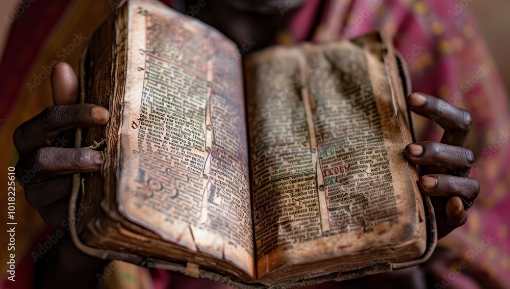 Photo & Art Print Ethiopian Bible the oldest and most complete Bible in ...